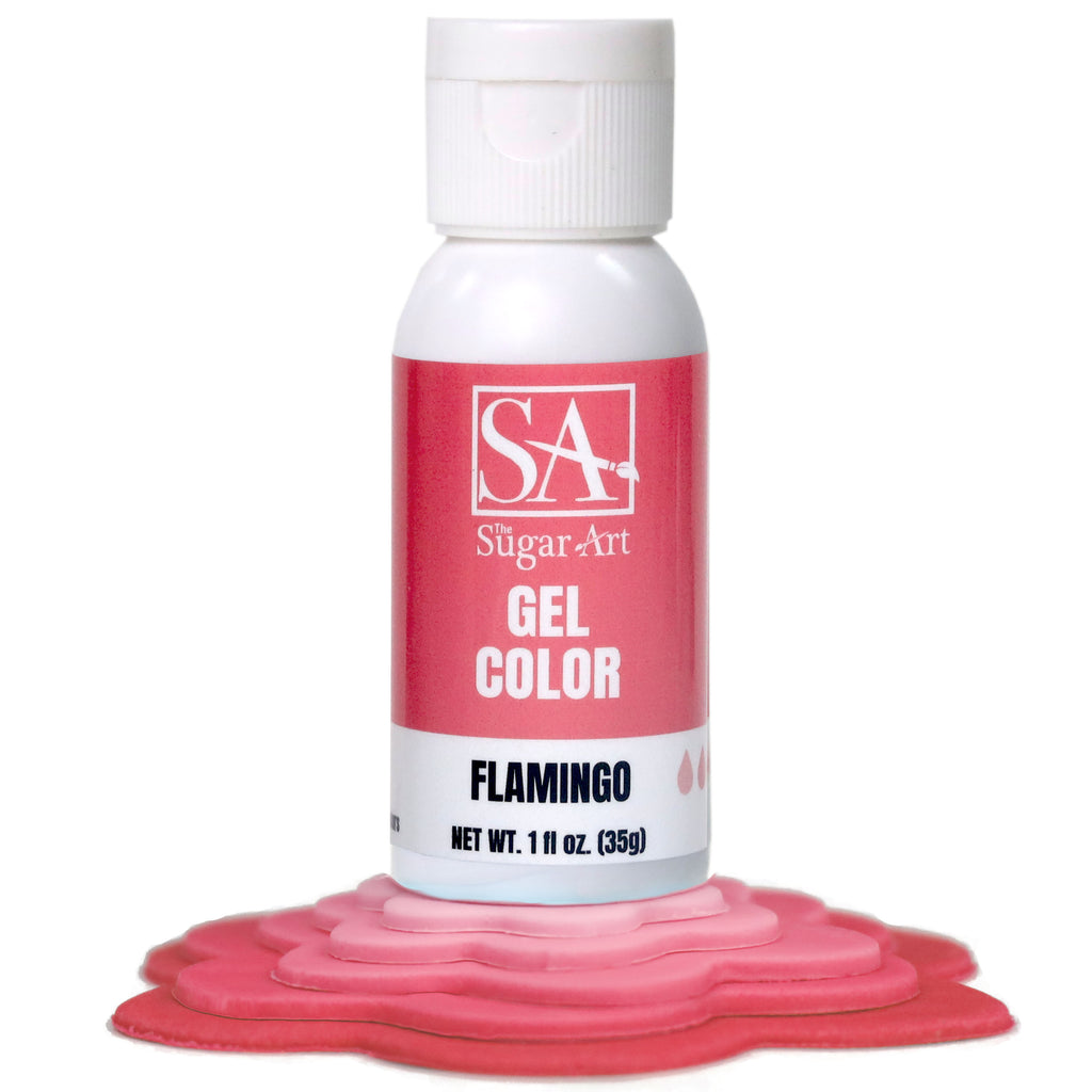 Flamingo (Coral) Gel Food Color – The Sugar Art, Inc.