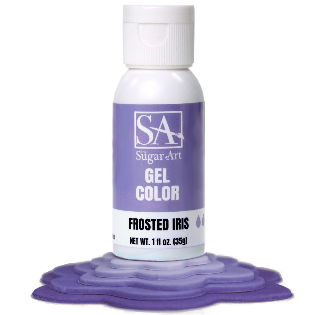 Frosted Iris Gel Food Color – The Sugar Art, Inc.