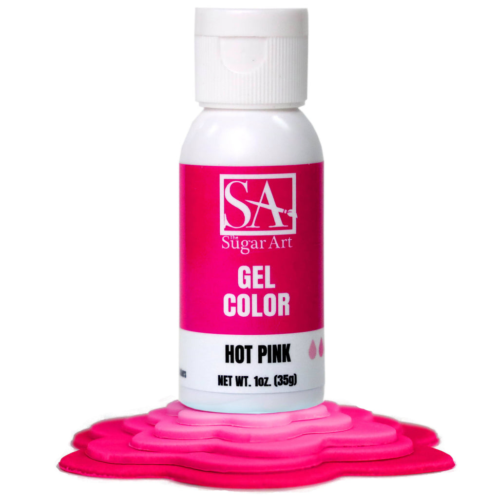 Hot Pink Gel Food Color – The Sugar Art, Inc.