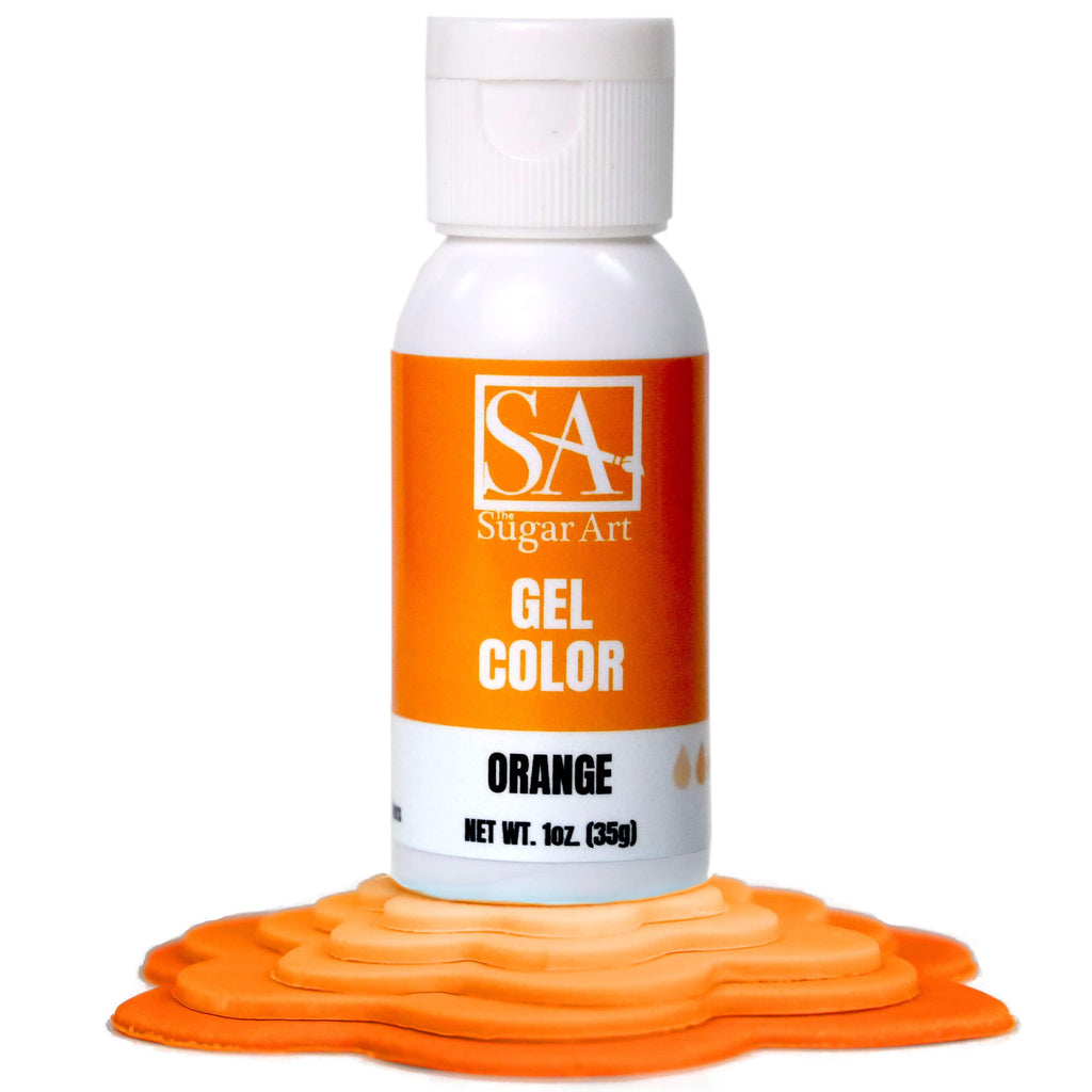 Orange Gel Food Color – The Sugar Art, Inc.