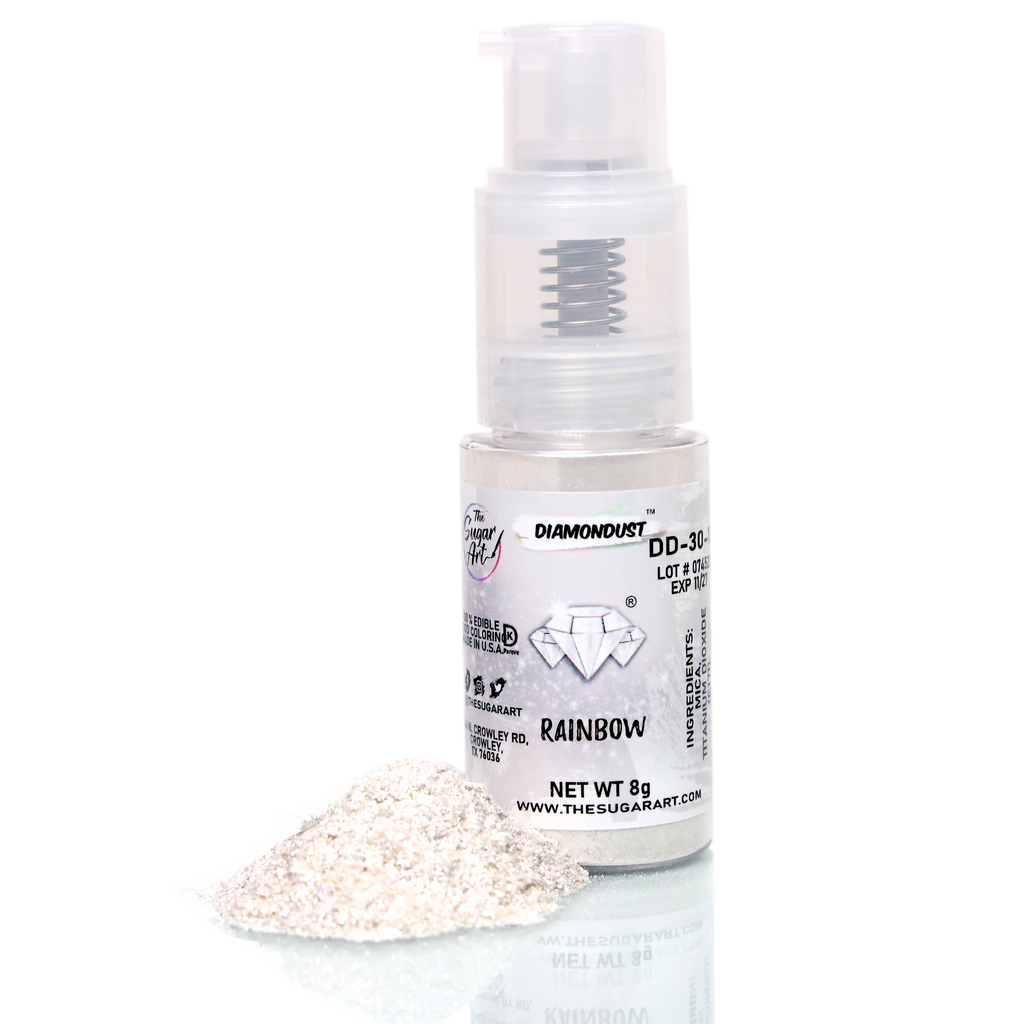 Rainbow Edible Glitter Large Spray Bottle – The Sugar Art, Inc.