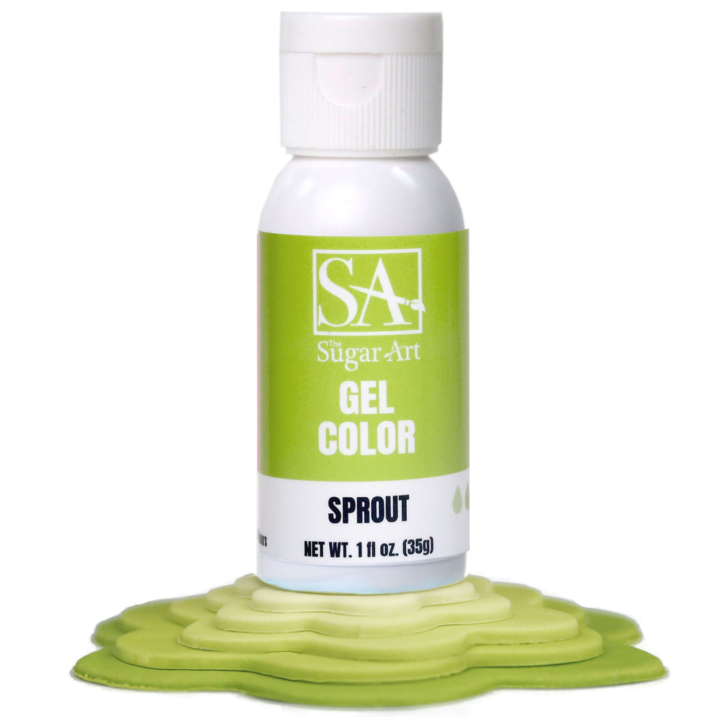 Sprout Green Gel Food Color – The Sugar Art, Inc.