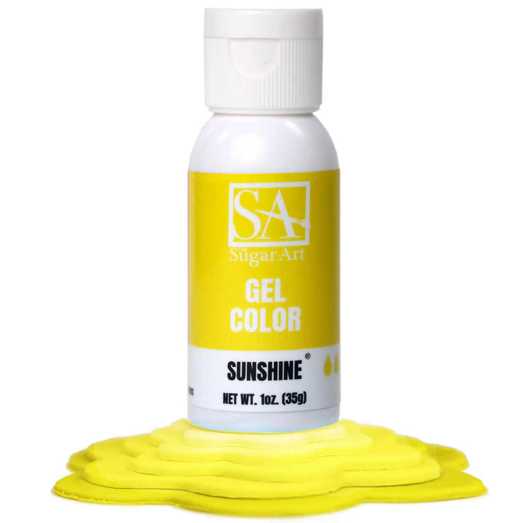 Yellow Gel Food Color – The Sugar Art, Inc.