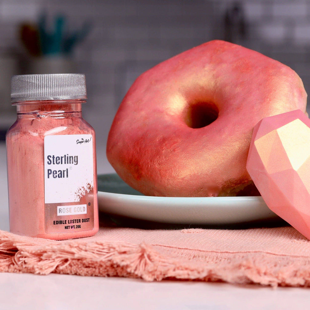 Edible Rose Gold Luster Dust For Cakes | The Sugar Art, Inc.